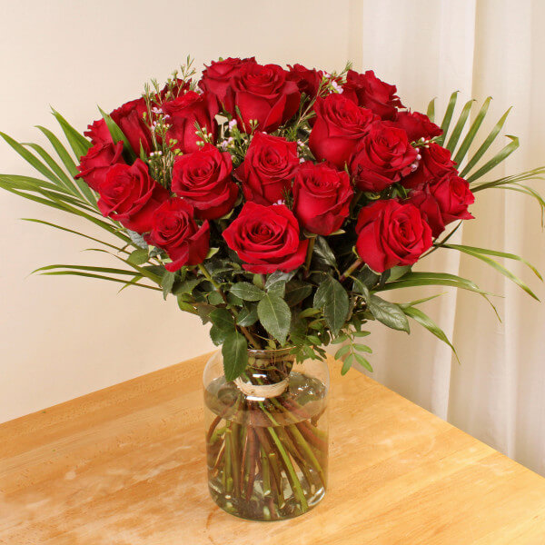 Luxury Two Dozen Red Roses | Same Day Delivery | Flower Shops Network